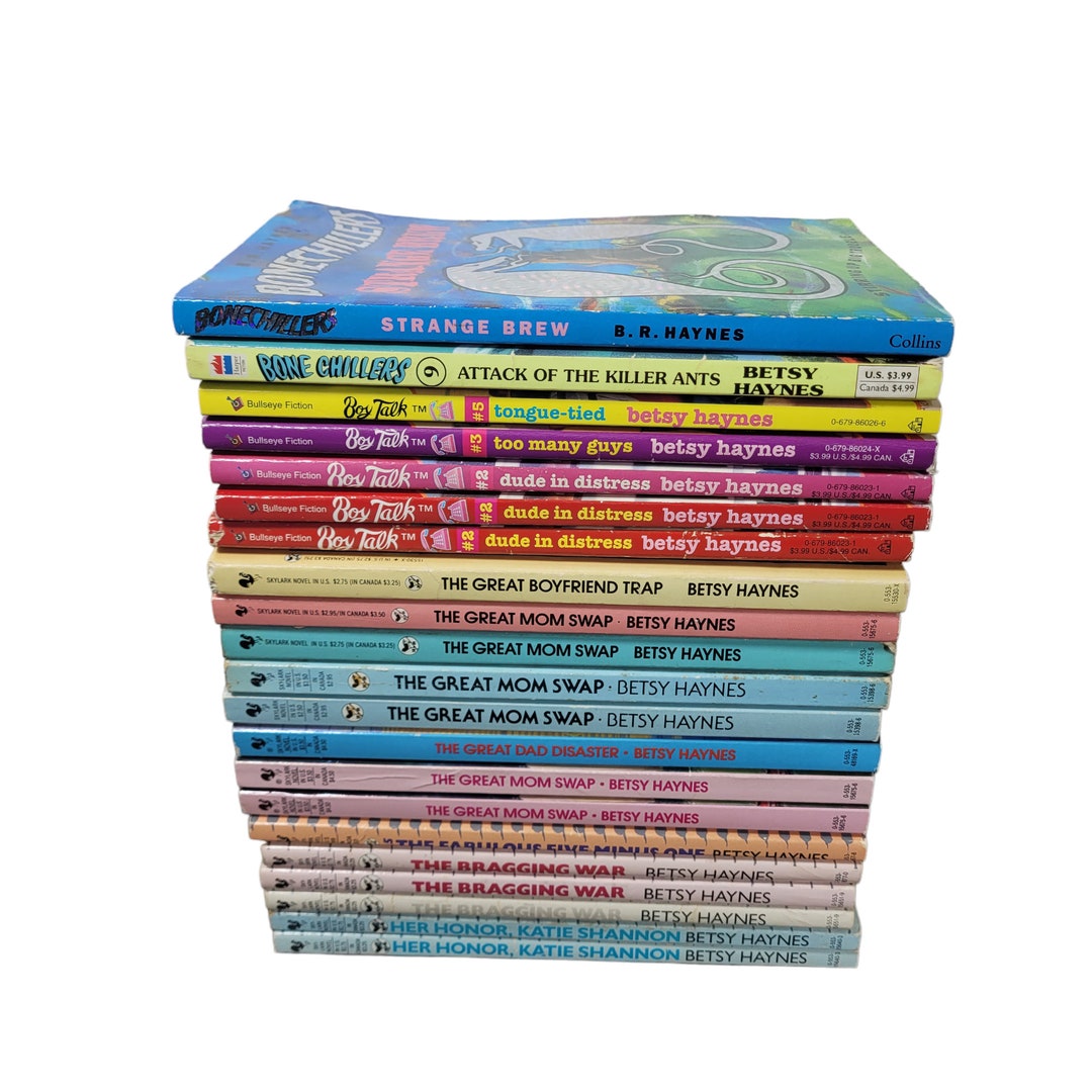 BETSY HAYNES Build a Book Lot Choose Titles Fabulous Five Taffy ...