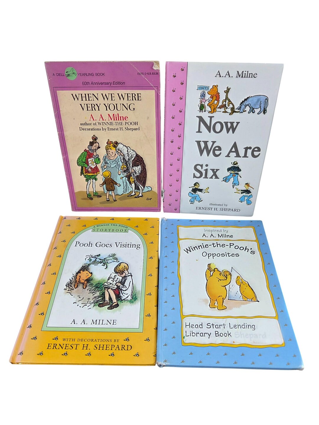 Winnie the Pooh Books A. A. Milne Bundle Lot of 4 L3484 - Etsy