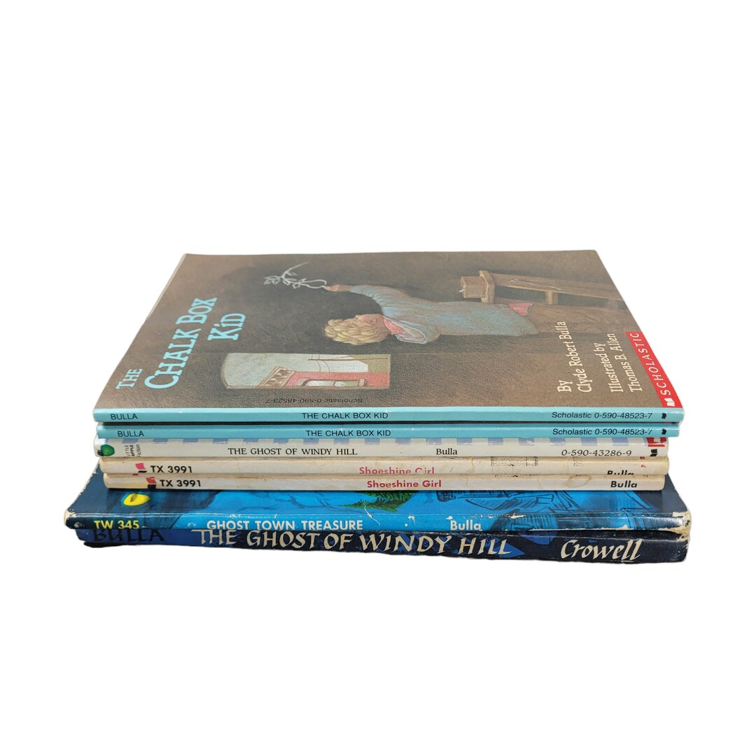 CLYDE ROBERT BULLA Build a Book Lot Choose Titles Shoeshine Girl Chalk ...