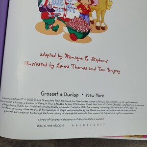 Strawberry Shortcake Berry Merry Christmas-monique Stephens HC Vintage ...