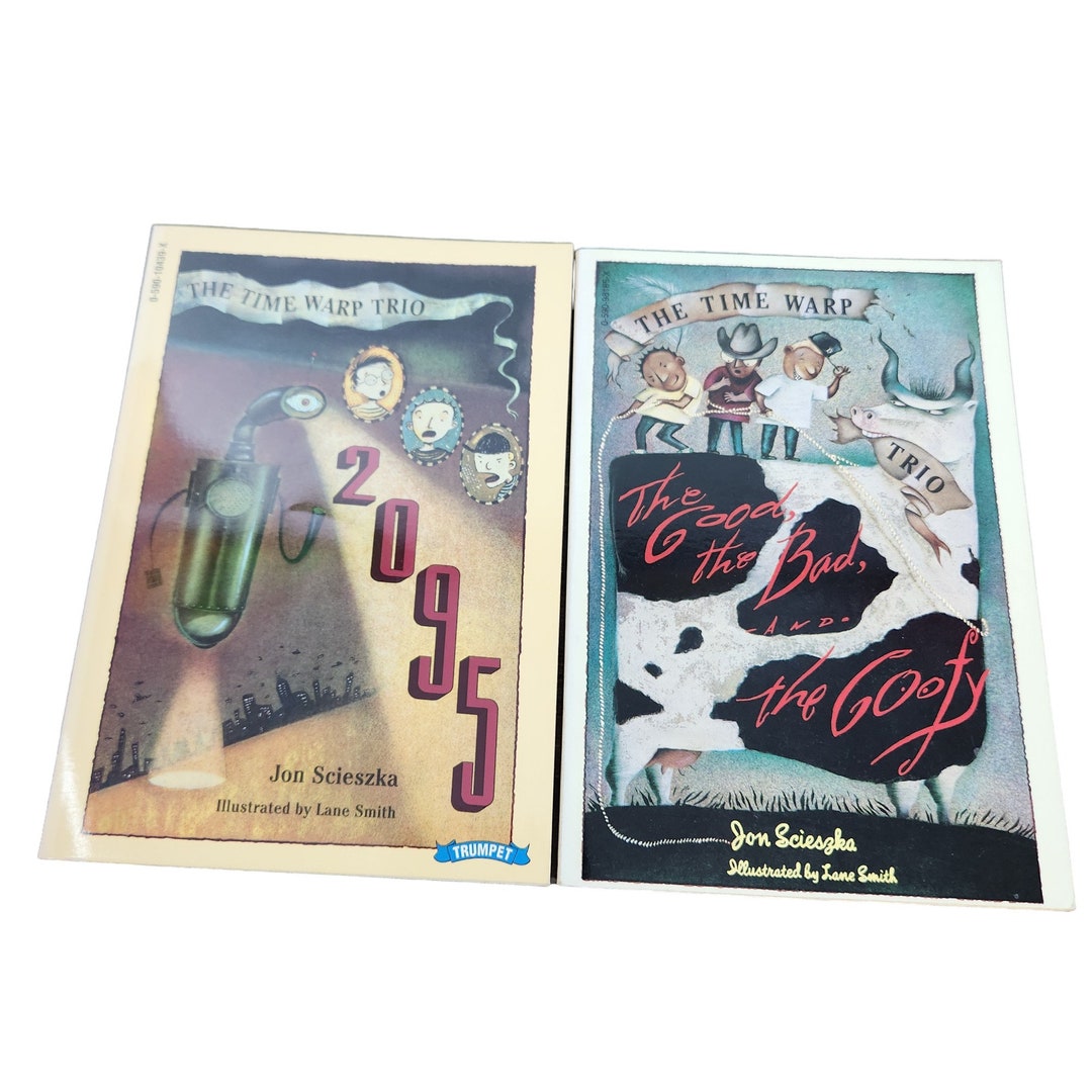 TIME WARP TRIO Series by Jon Scieszka Paperback Books Bundle Lot of 2 ...