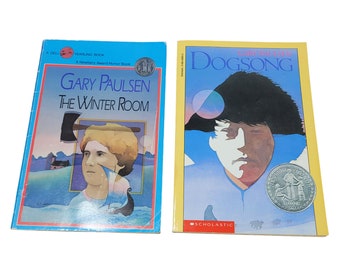 GARY PAULSEN Vintage Paperback Books Dogsong Woodsong Brians Winter ...
