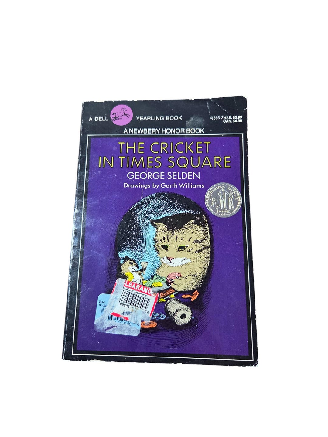 The Cricket in Times Square by George Selden 1970 Paperback Vintage ...