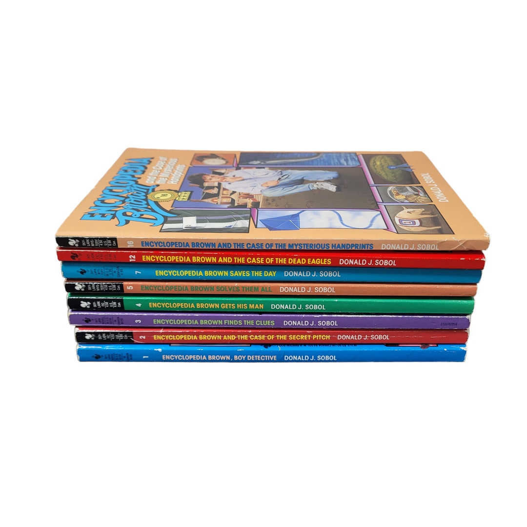 Encyclopedia Brown Series by Donald Sobol Paperback Books Build A Book Lot Choose Titles Bantam ...