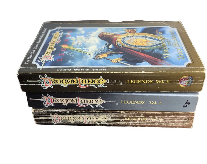 Dragonlance Legends Trilogy Dungeons and Dragons D & D Novels 3 Books ...