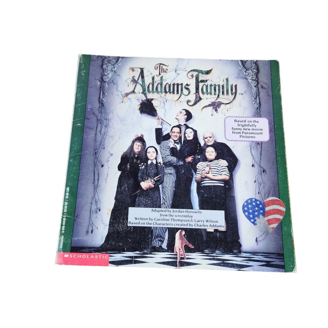 The Addams Family Vintage Book 1991 Novelization Film Photos Stephanie ...
