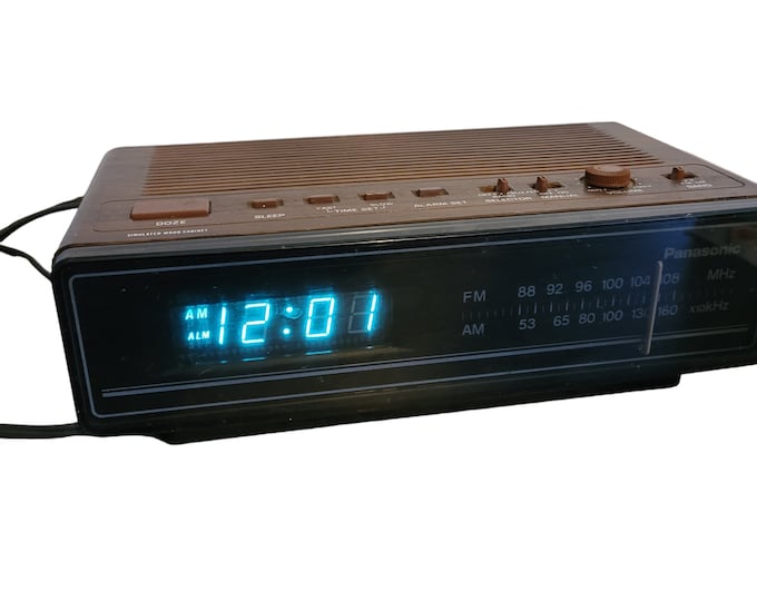 Panasonic Woodgrain Model RC-65 Vintage 80s Alarm Clock Radio Sb3 - Etsy