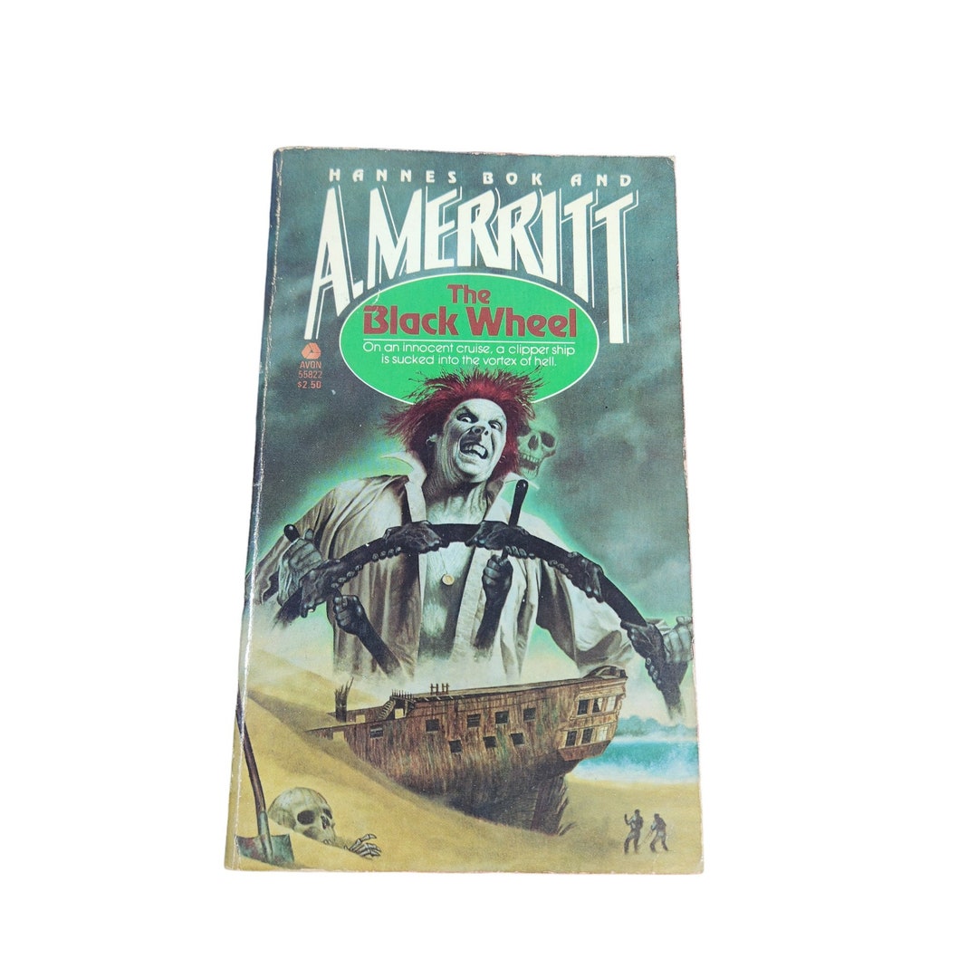 The Black Wheel by A. Merritt Hannes Bok 1981 Avon 1st Printing ...