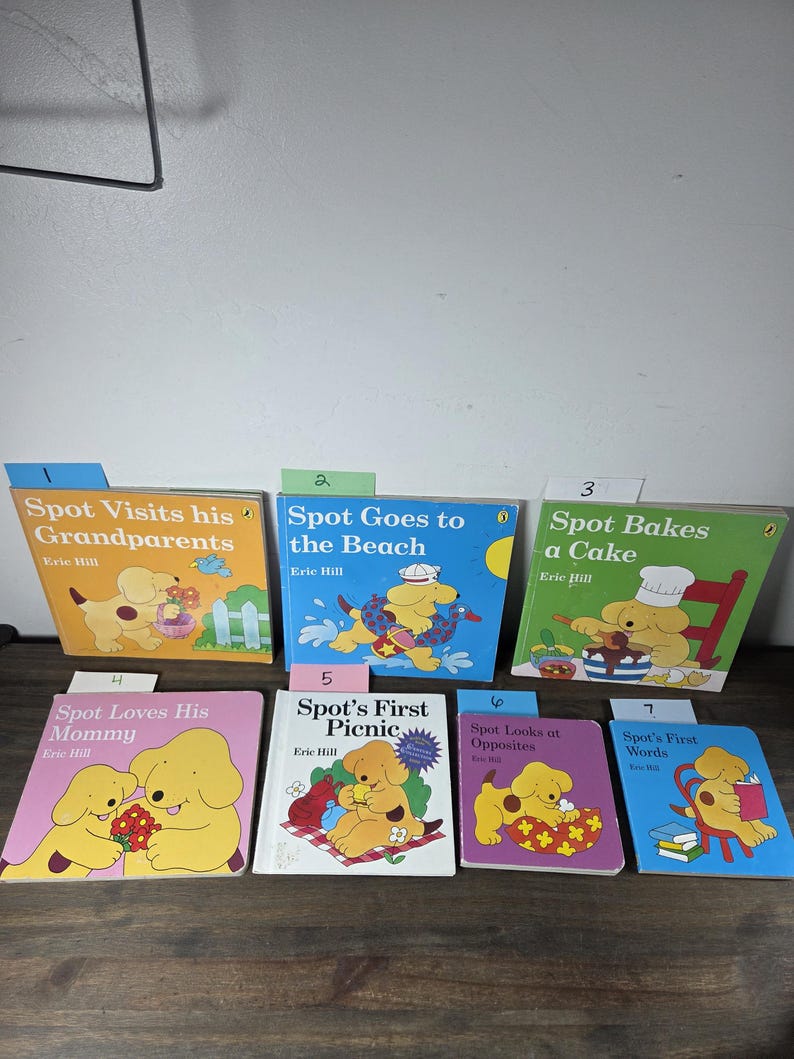 Spot the Dog CHOOSE TITLES Board Picture Books by Hill, Eric - Etsy