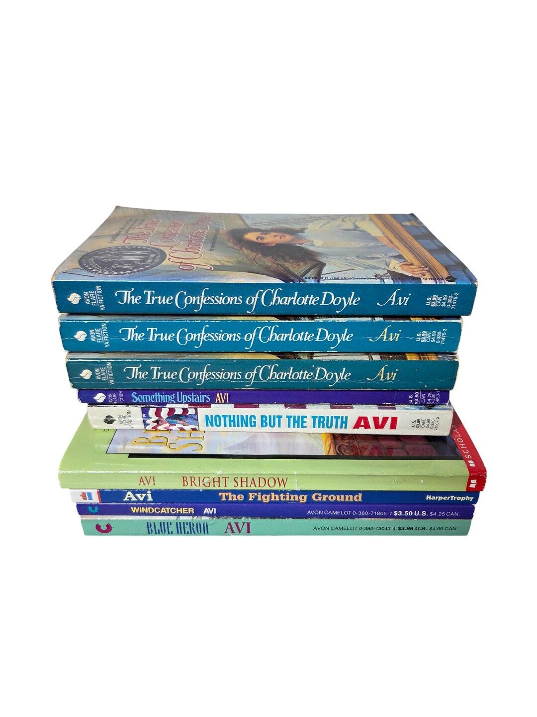 AVI Paperback Books Choose Title Charlotte Doyle Truth Bright Adhow ...