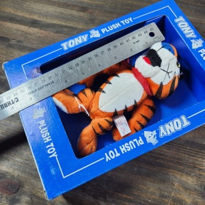 Tony the Tiger Plush Toy Kelloggs Stuffed Animal W/ Original Box 1997 ...
