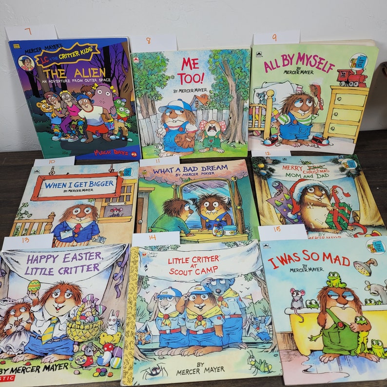 MERCER MAYER Little Critter Monster Critter Kids Series Build a Book ...