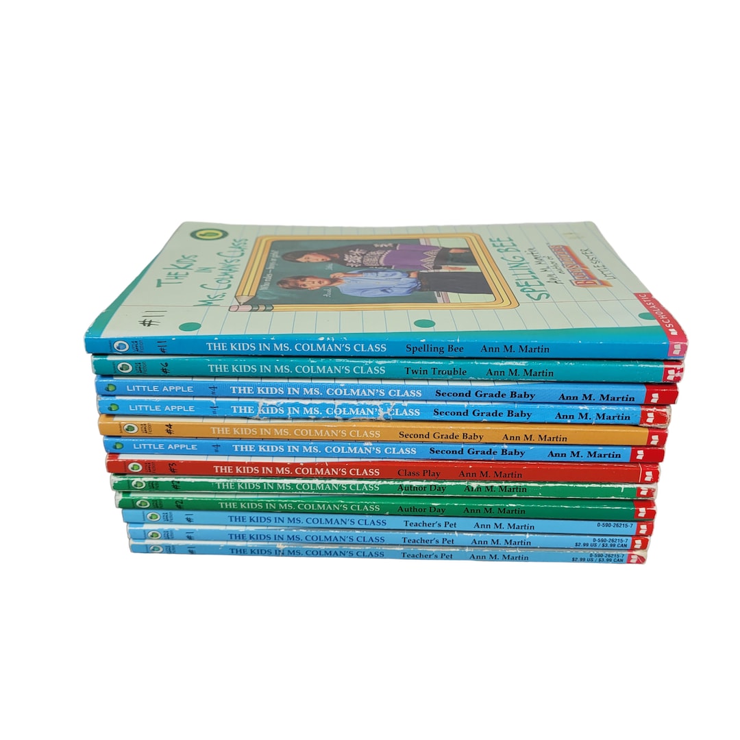 The KIDS in Ms COLMAN'S CLASS Build a Book Lot Choose Titles by Ann M ...