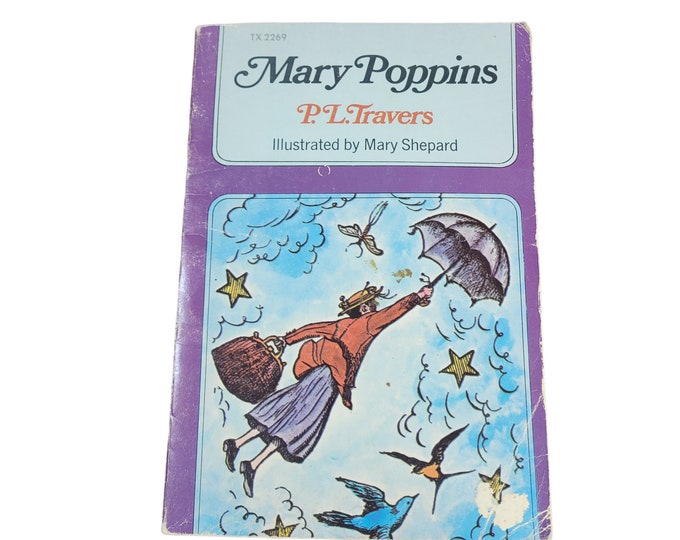 Mary Poppins by P. L. Travers 1972 Scholastic First Printing Paperback ...