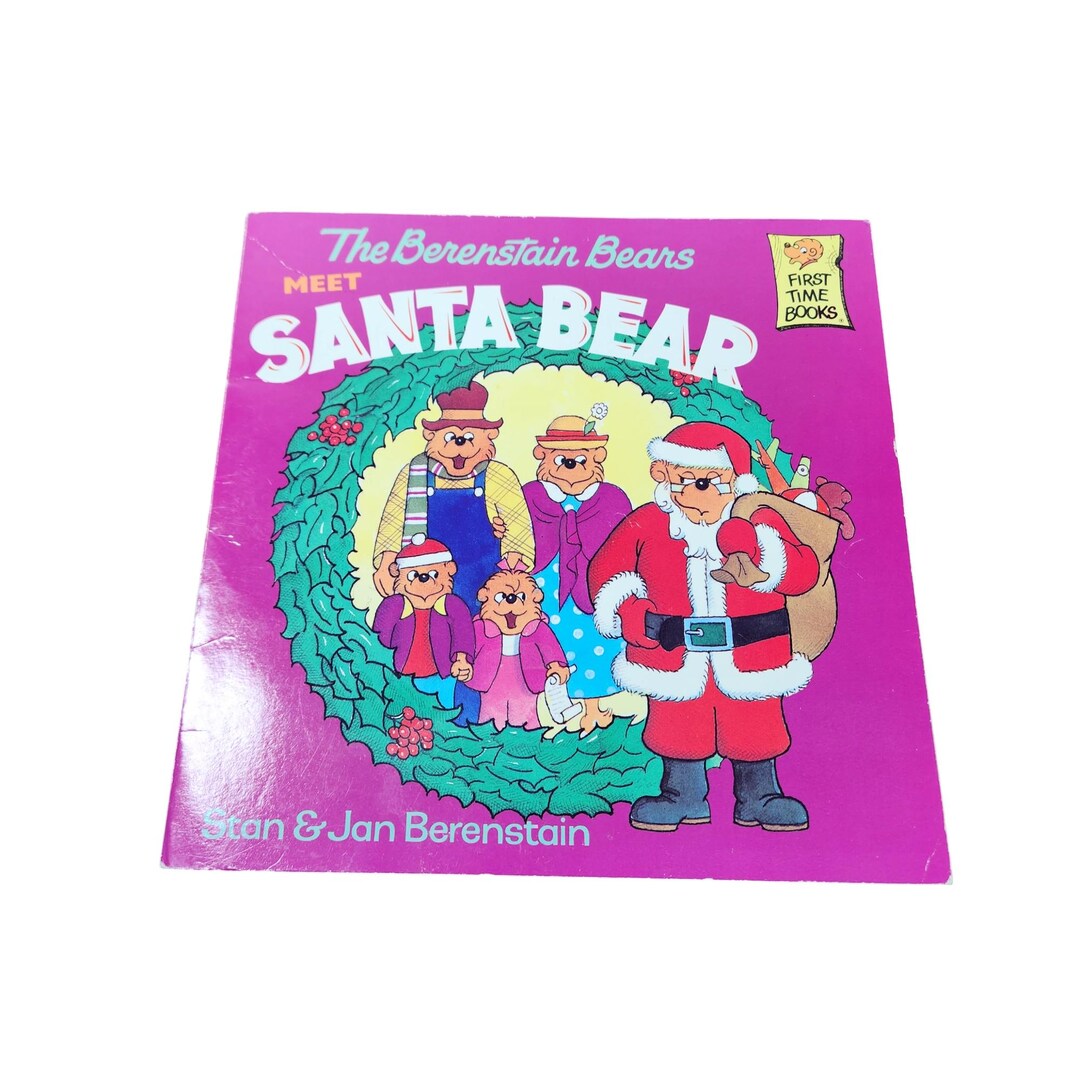 The Berenstain Bears Meet Santa Bear Softcover Picture Book 1984 P1534 ...