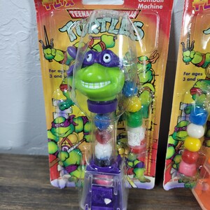Flix TMNT Teenage Mutant Ninja Turtles Bubble Gum Gumball Machine Candy ...