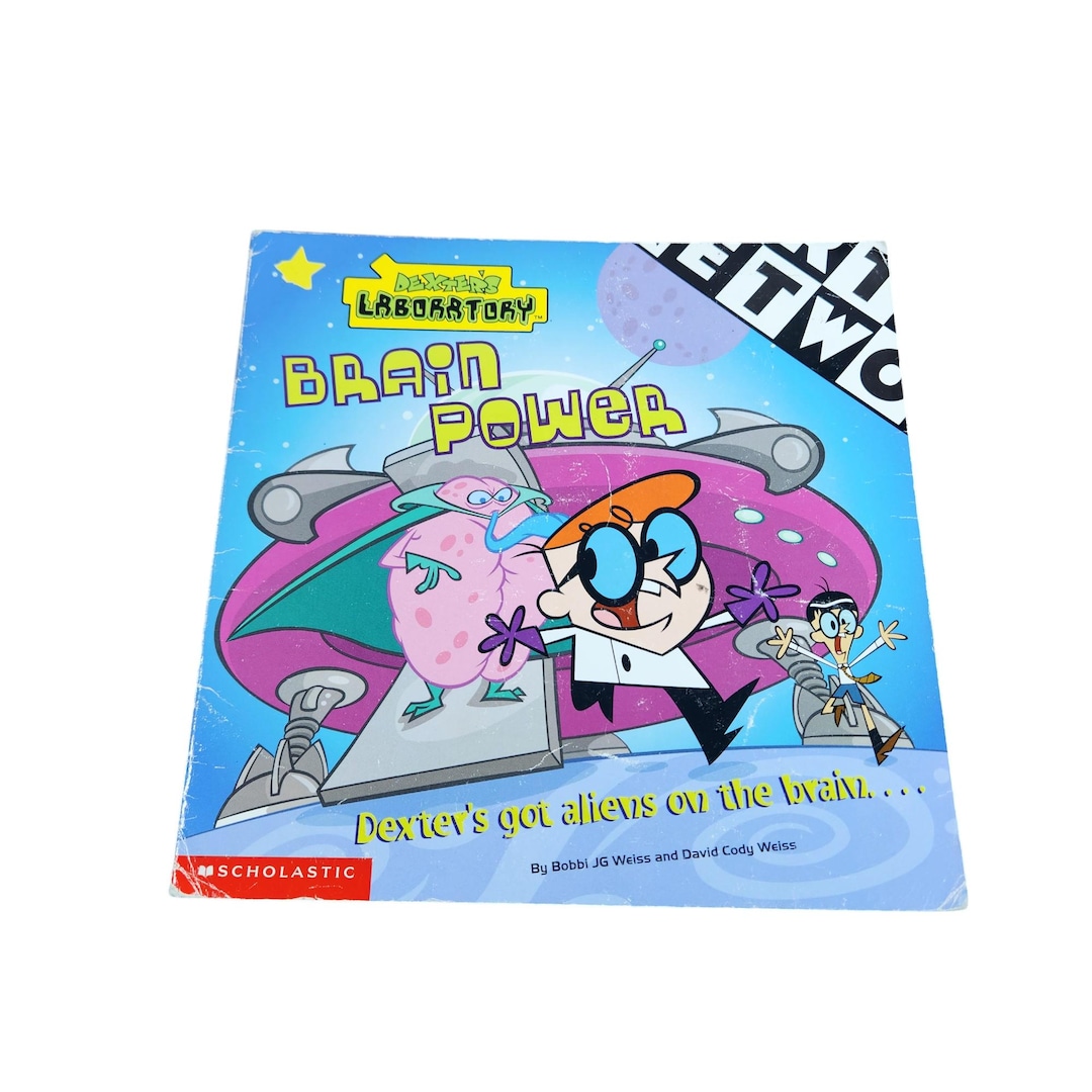 Dexter's Laboratory Series Brain Power Paperback Book Cartoon Network ...
