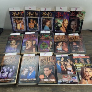 Buffy the Vampire Slayer Vintage Paperback TV Tie-in Novelization Books ...
