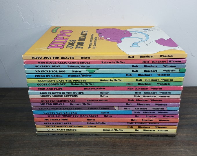Sweet Pickles Weekly Reader Alphabet Books Hardcover 1970s Lot of 20 ...