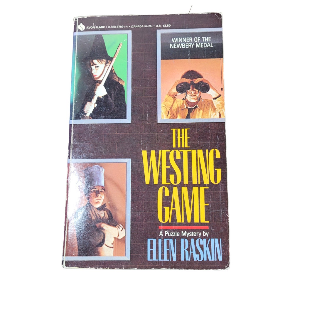 The Westing Game by Ellen Raskin Vintage Paperback Book 90s - Etsy