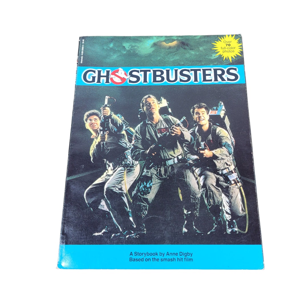 Ghostbusters 1984 Movie Storybook Digby 1985 80s Vintage Paperback Book ...