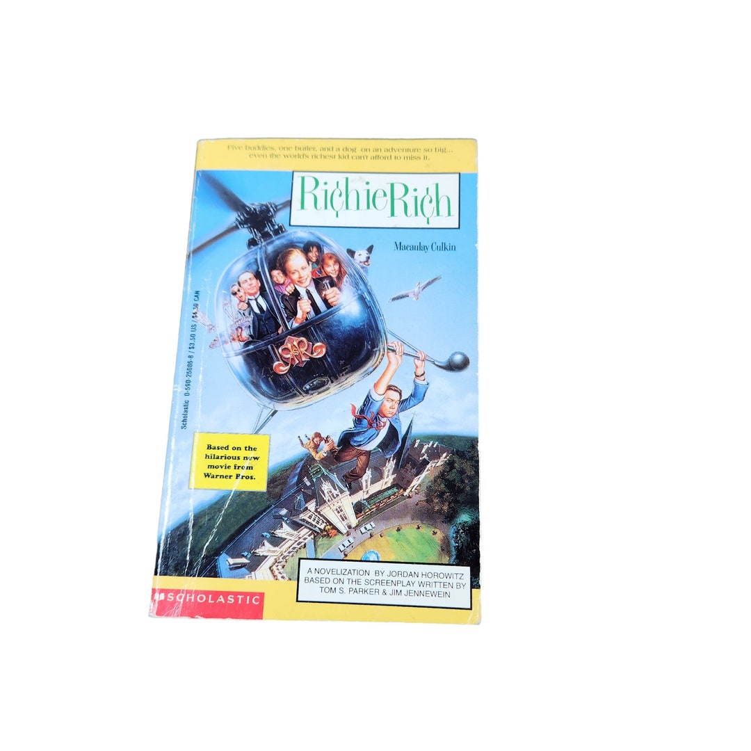 Richie Rich by Todd Strasser 1994, Trade Paperback Macaulay Culkin ...