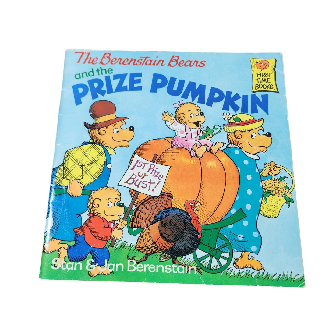 The Berenstain Bears Prize Pumpkin Softcover Picture Book Vintage ...