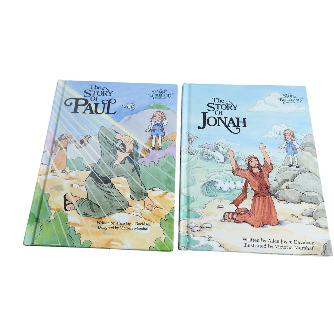 The Story of Paul Story of Jonah Alice in Bibleland Storybooks by Alice Joyce Davidson 1985 ...