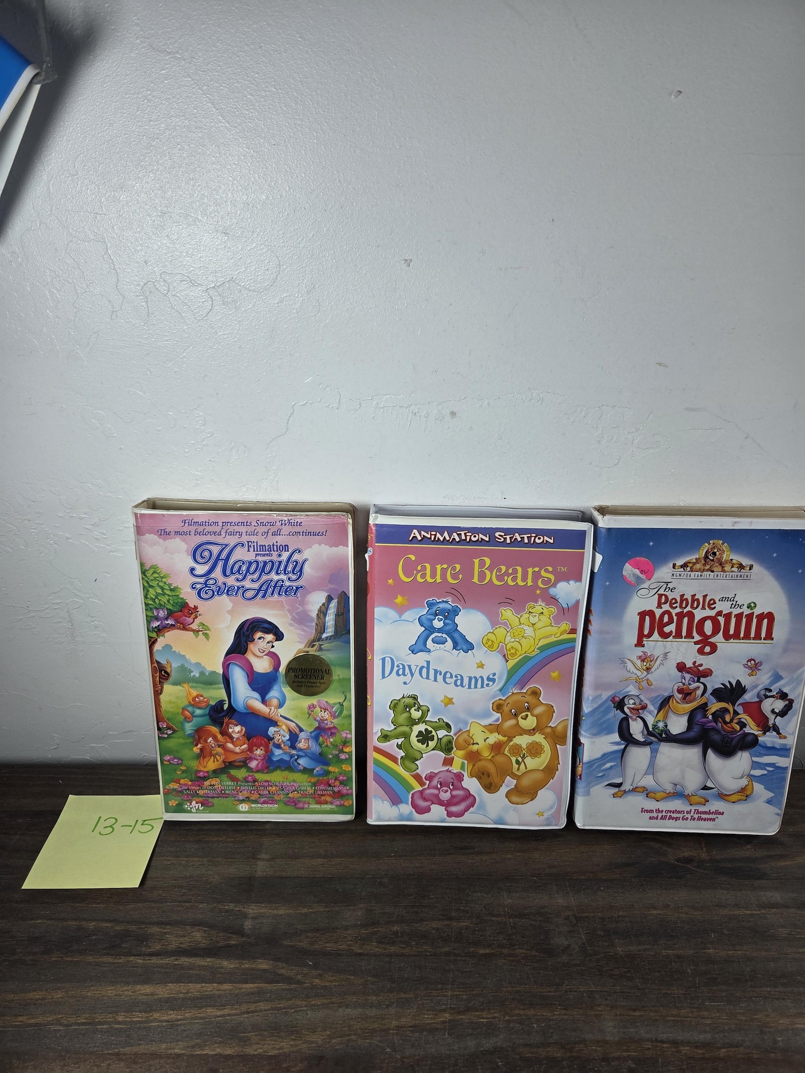 VHS CHOOSE Titles Clamshell Cases Children's Kids Animated Video ...