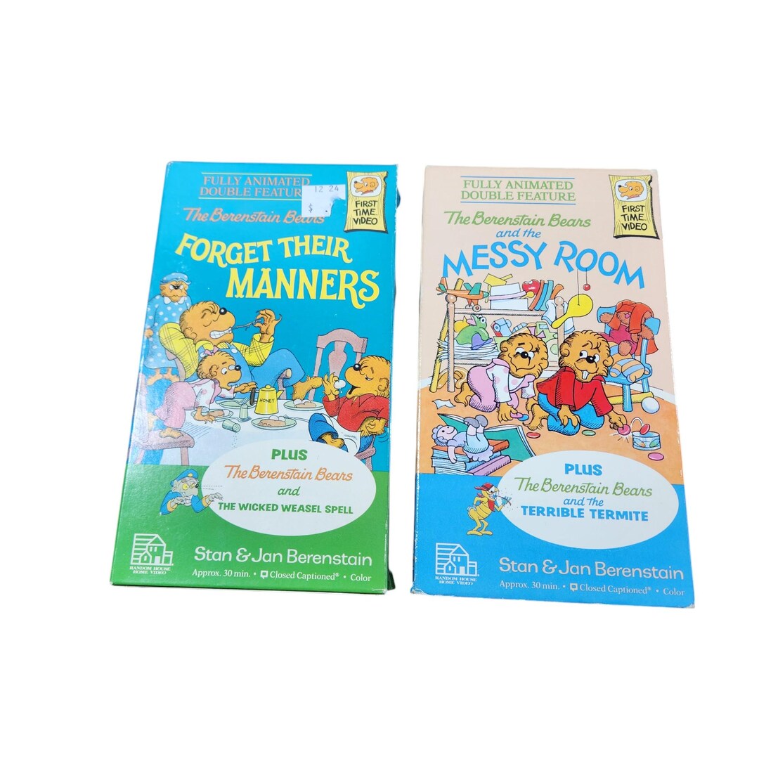 Berenstain Bears VHS Bundle Lot of 2 Tapes Movies - Etsy