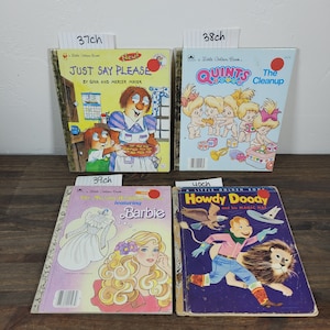 LITTLE GOLDEN BOOKS Cartoons and Characters Tv Toys Build a Bundle ...