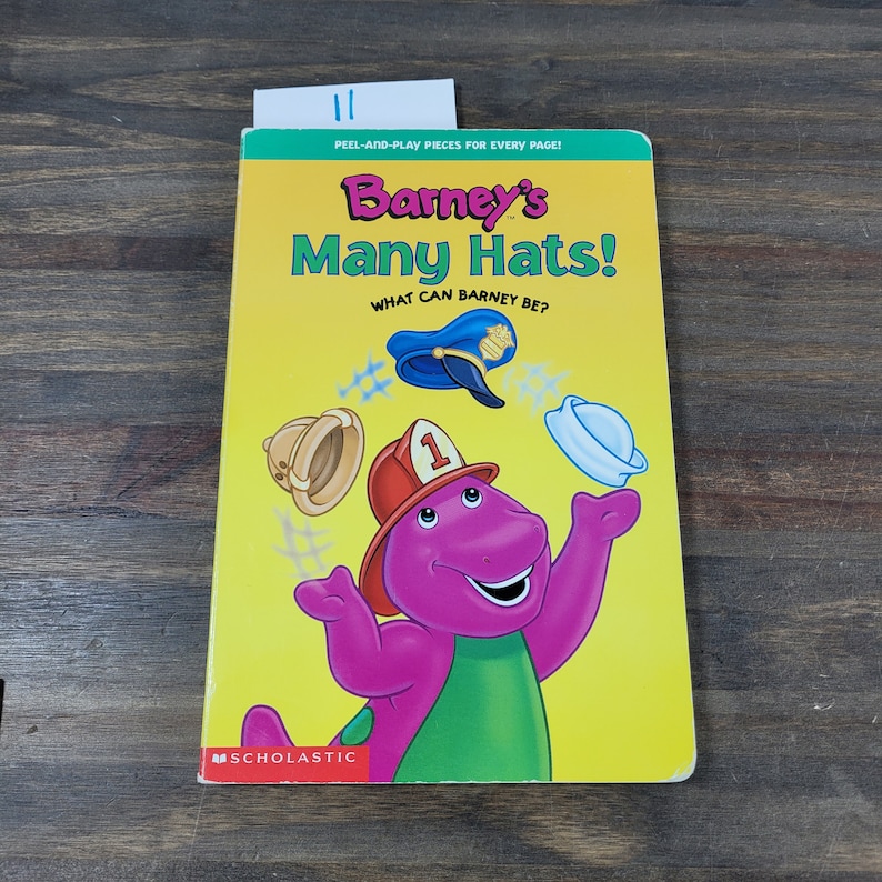 BARNEY BOARD BOOKS Build a Book Lot Choose Titles Picture Vintage 90s ...