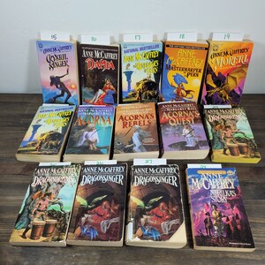 ANNE MC CAFFREY Mccaffreybuild a Book Lot Choose Titles Fantasy ...