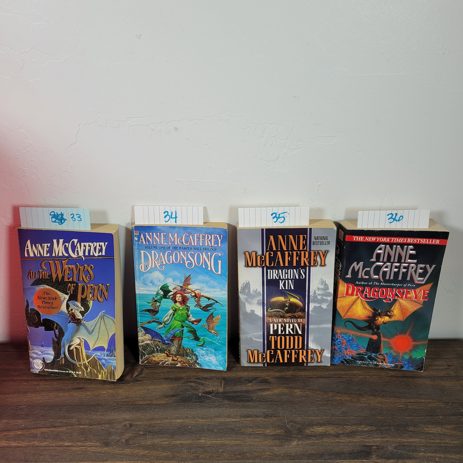 ANNE MC CAFFREY Mccaffreybuild a Book Lot Choose Titles Fantasy ...