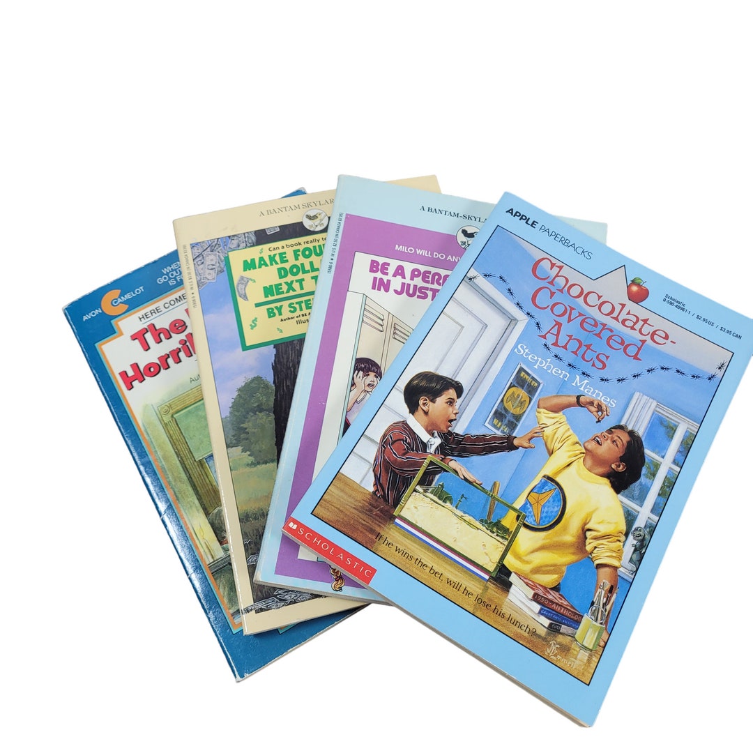 Stephen Manes Chocolate Covered Ants Paperback Book Vintage Bundle Lot ...