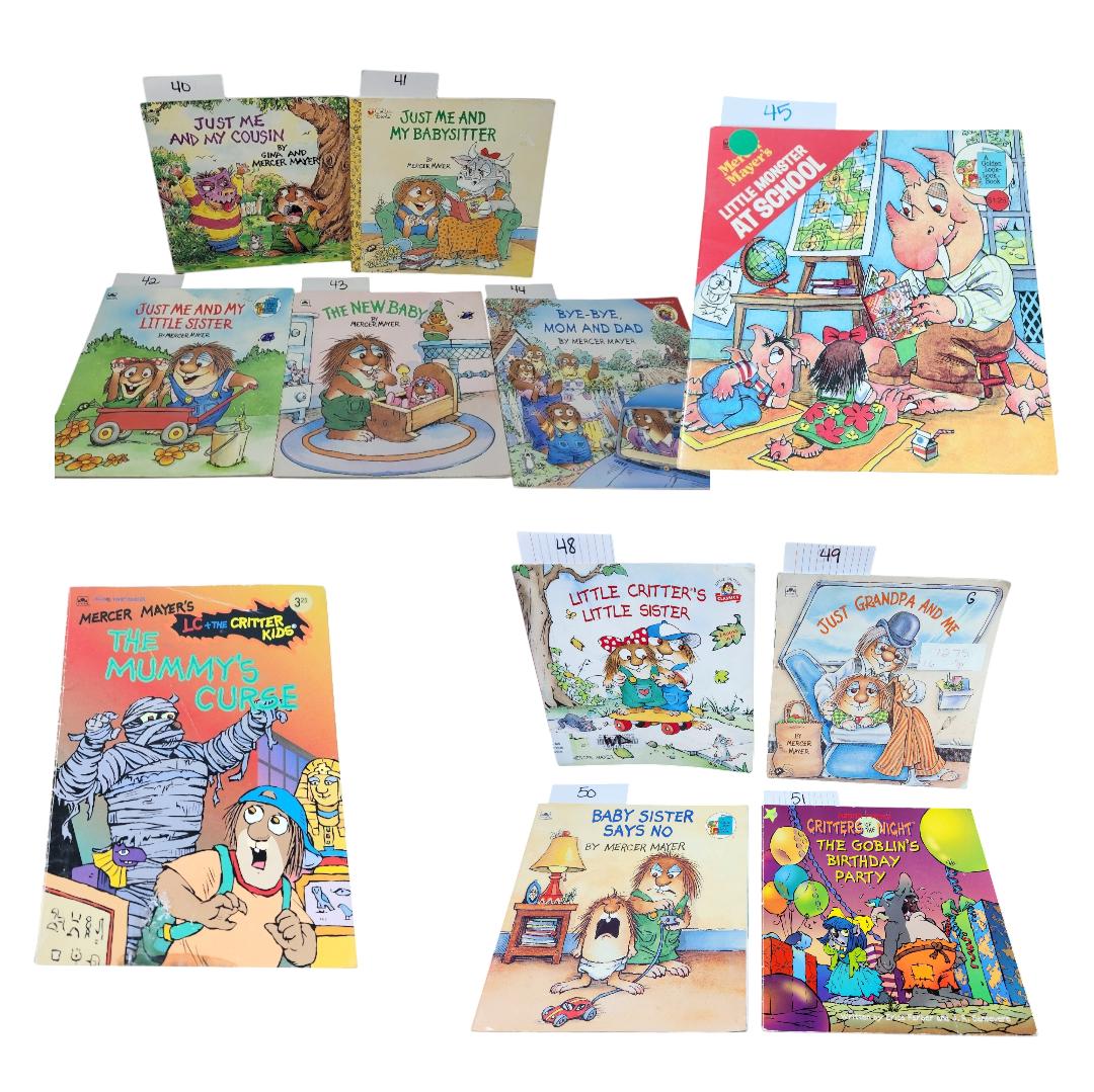 MERCER MAYER Little Critter Monster Critter Kids Series Build a Book ...