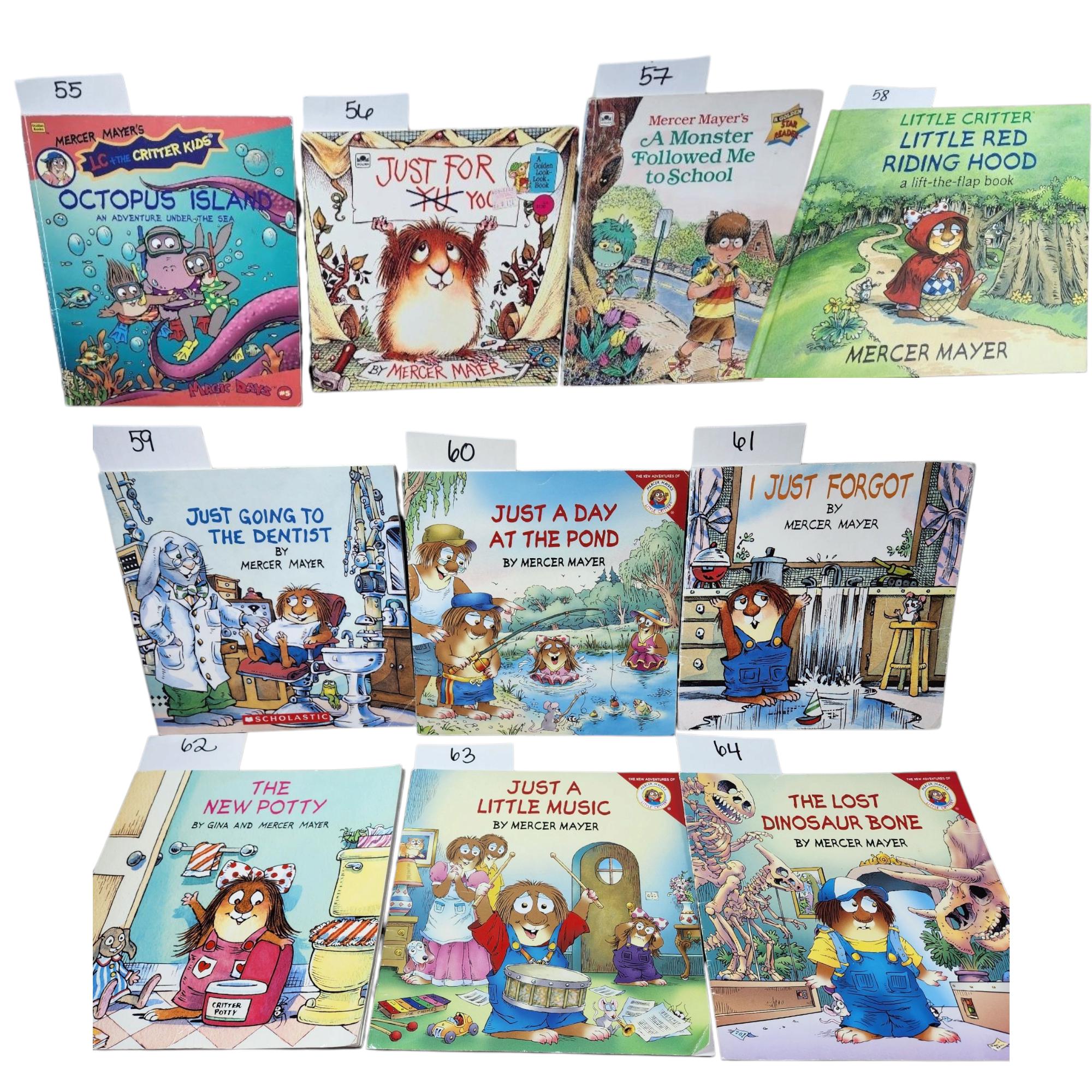 MERCER MAYER Little Critter Monster Critter Kids Series Build a Book ...