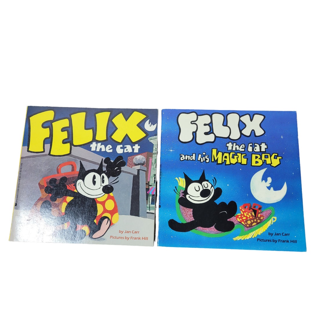Felix the Cat Magic Bag Lot of 2 Jan Carr Vintage Paperback - Etsy