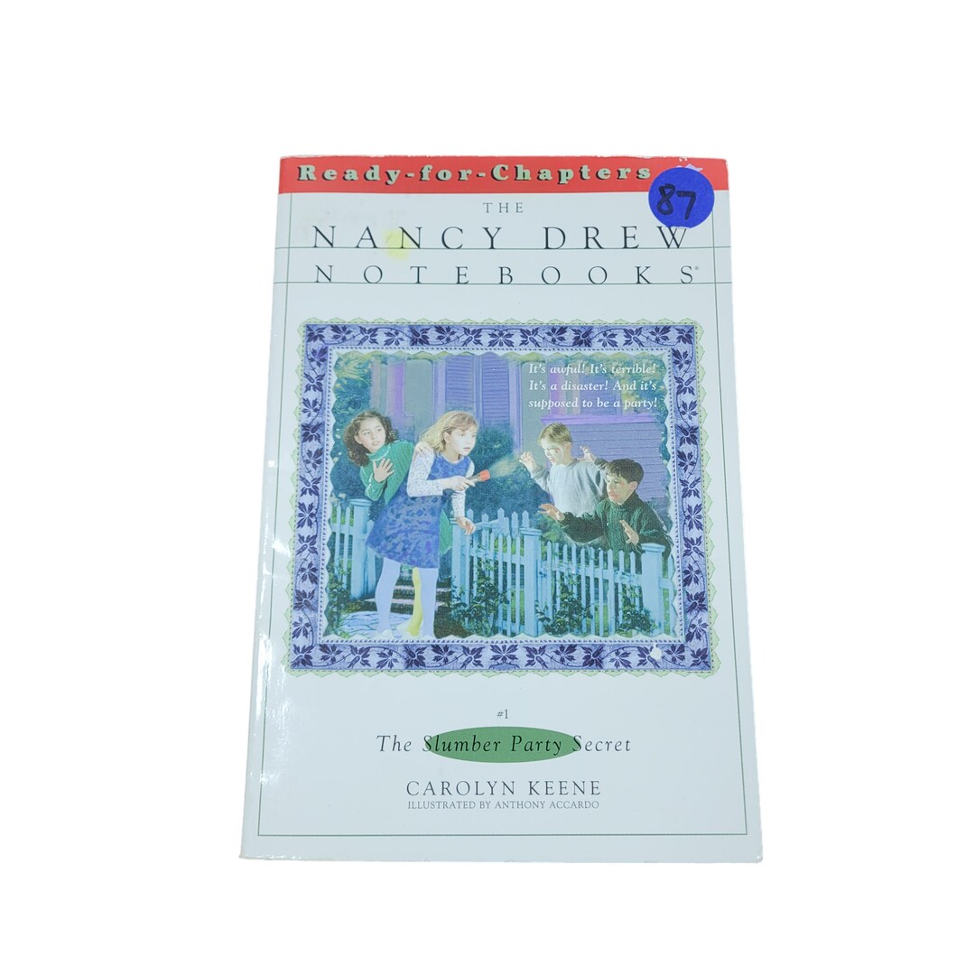 NANCY DREW NOTEBOOKS Series #1 Slumber Party Secret Paperback Books by ...