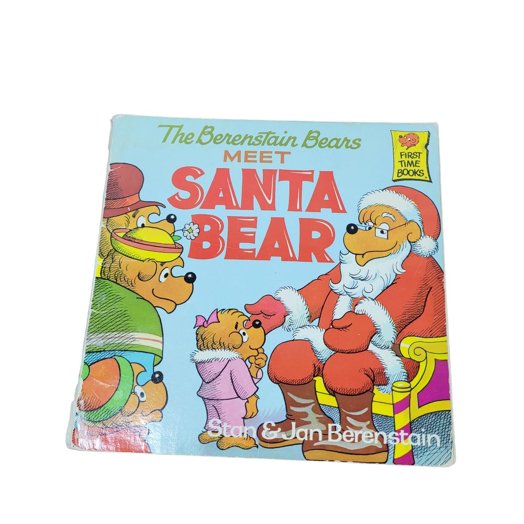 The Berenstain Bears Meet Santa Bear Softcover Picture Book - Etsy
