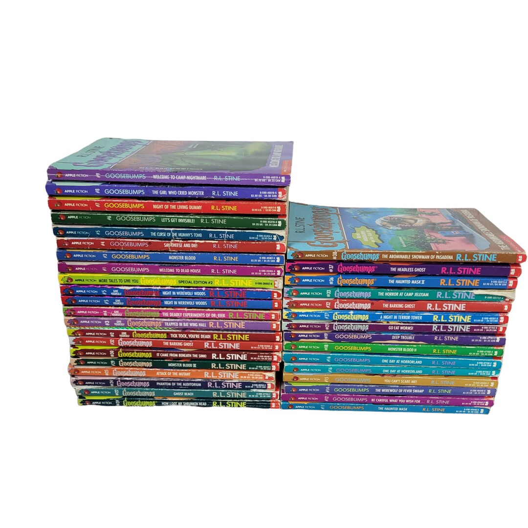 GOOSEBUMPS Series Build A Book Bundle Chapter Books RL Stine Chapter ...