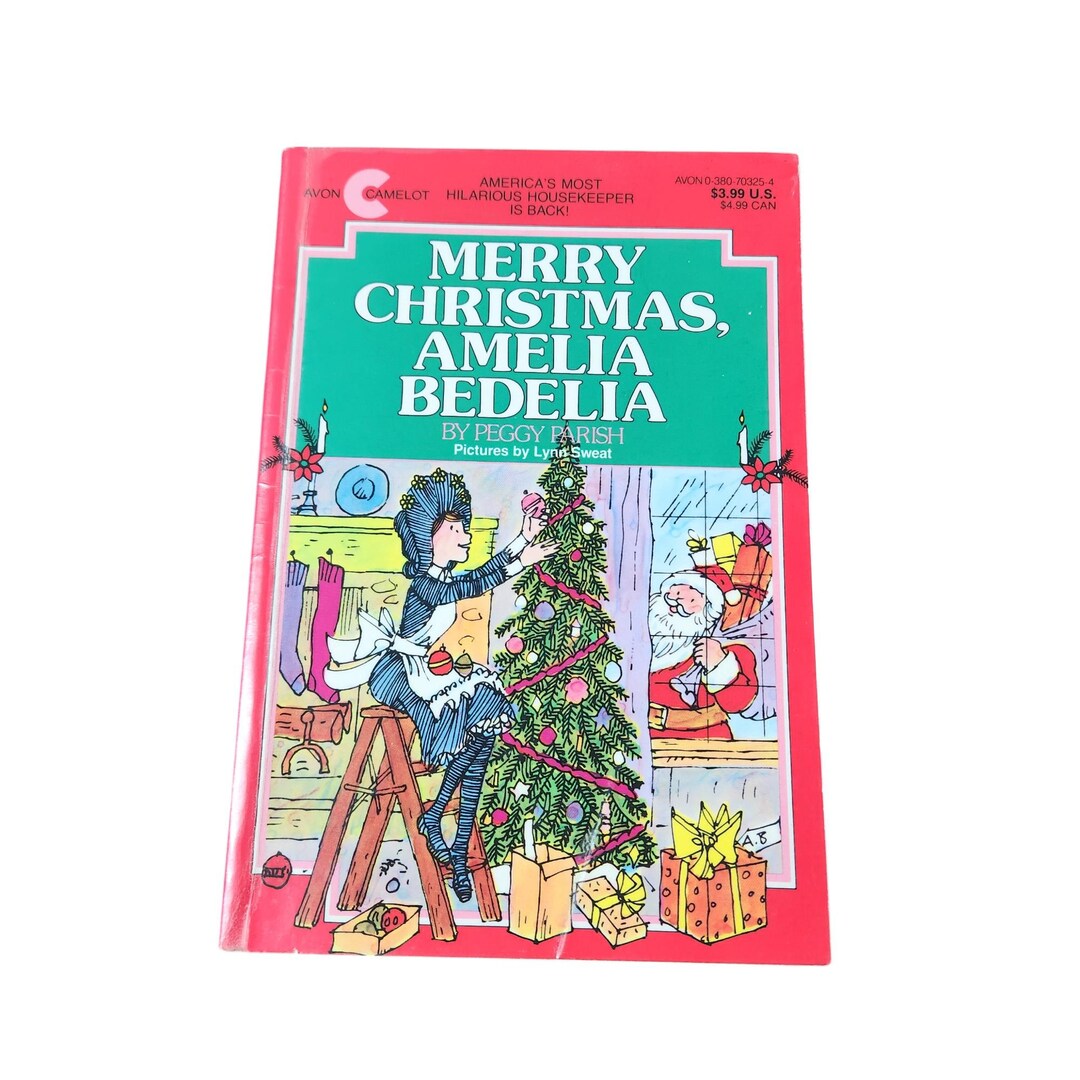 Merry Christmas Amelia Bedelia Peggy Parish Paperback Book Novel 1987 ...