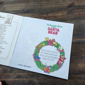 The Berenstain Bears Meet Santa Bear Softcover Picture Book 1984 P1534 ...