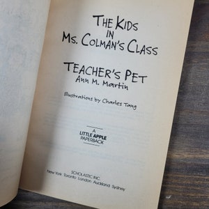 The KIDS in Ms COLMAN'S CLASS Build a Book Lot Choose Titles by Ann M ...