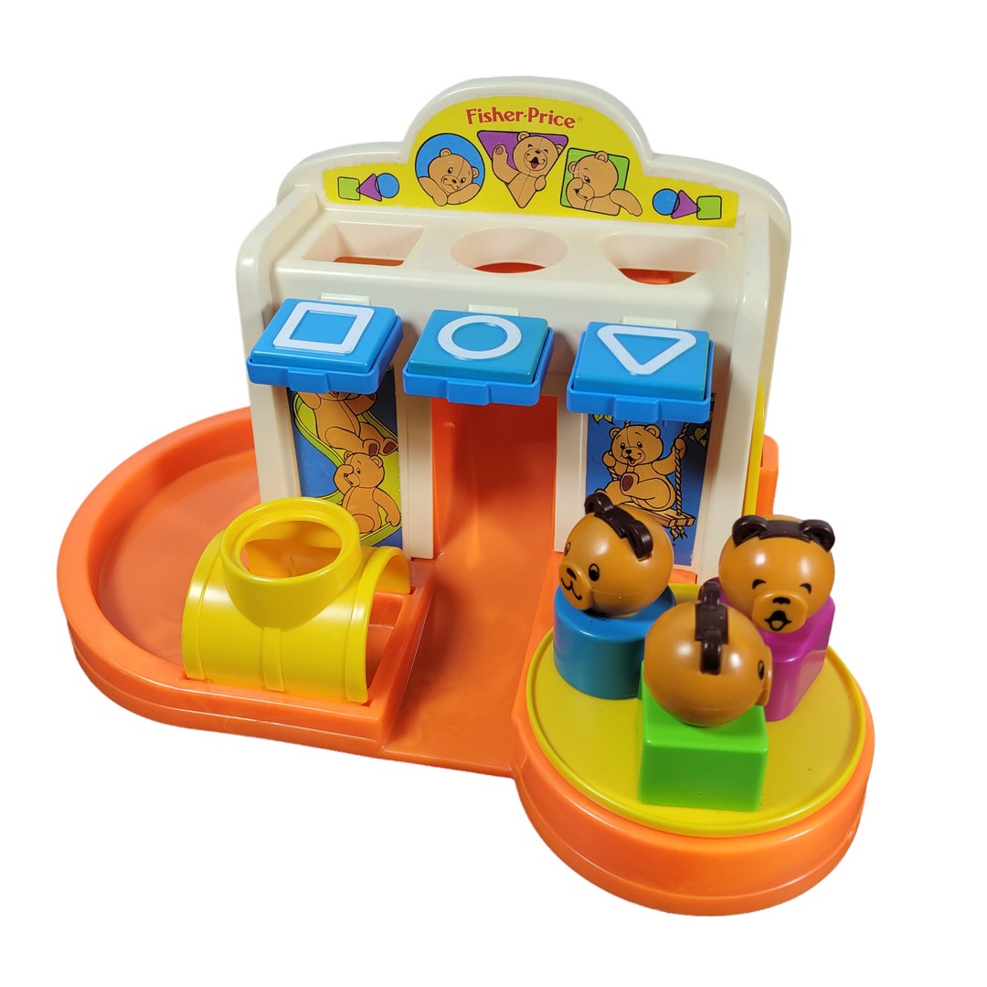 Fisher Price Three Bears Shape Sorter Playground Preschool - Etsy