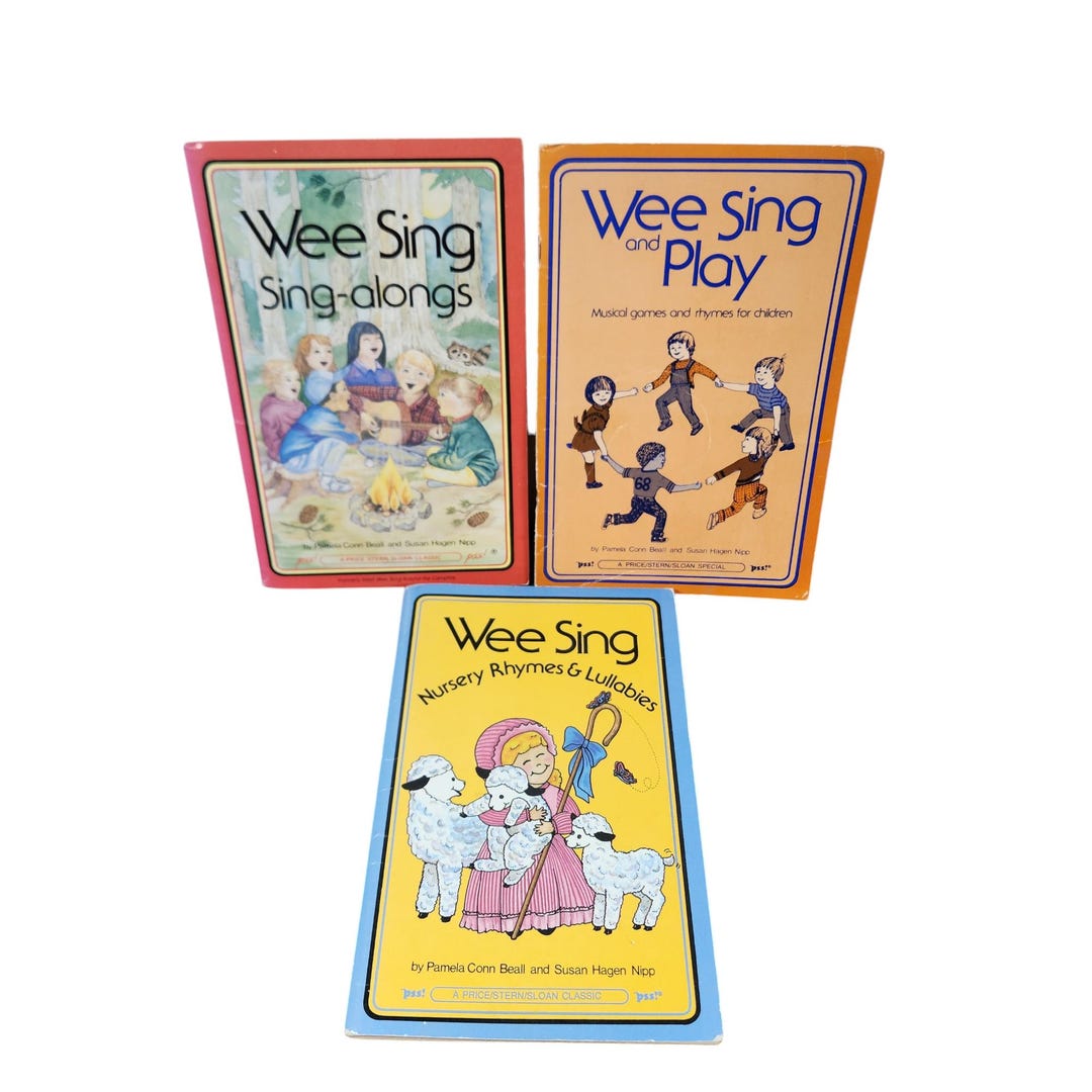 Wee Sing Children's Songs and Fingerplays Books NO Cassettes Kids Read ...