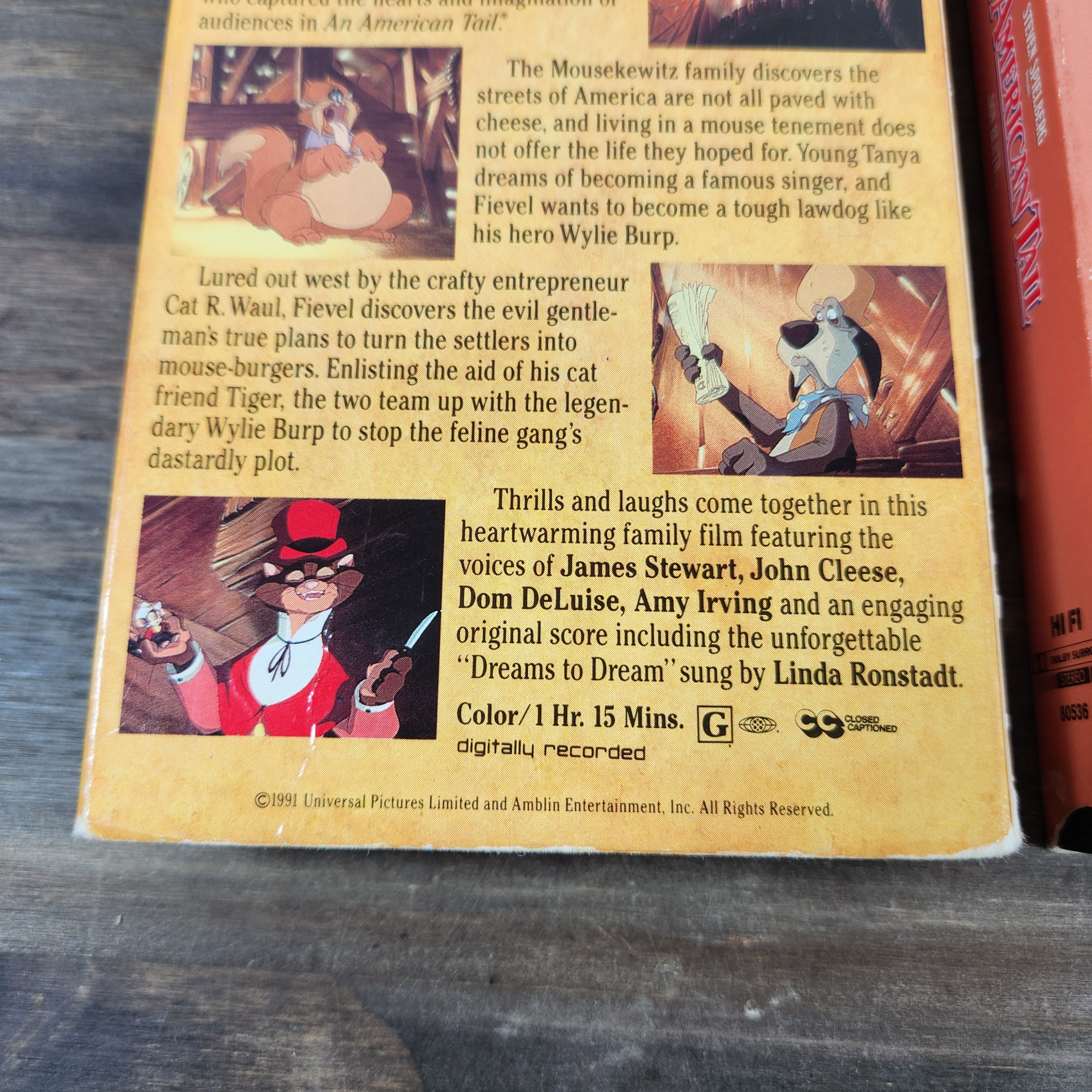 An American Tail Fievel Goes West VHS Book Bundle Lot of 5 PL707 - Etsy