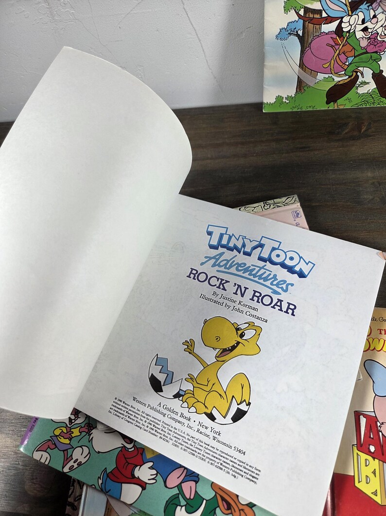 Tiny Toons Adventures Bundle Lot of 6 Books Paperback Hardcover Golden ...
