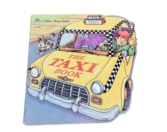 The Taxi Book (1985, Softcover) Vintage Golden Shape Book P1422 - Etsy