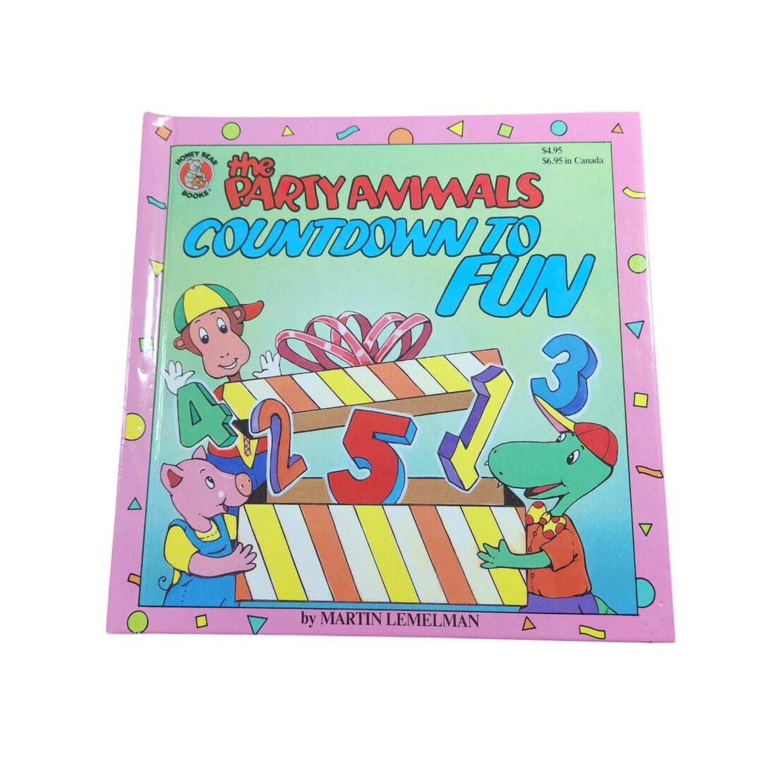 The Party Animals Series Countdown to Fun Picture Books Honey Bear ...